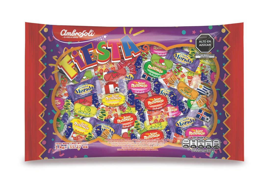 Caramelo Duro Ambrosoli Festa Surtido Bolsa 1 Kg | Tottus Perú