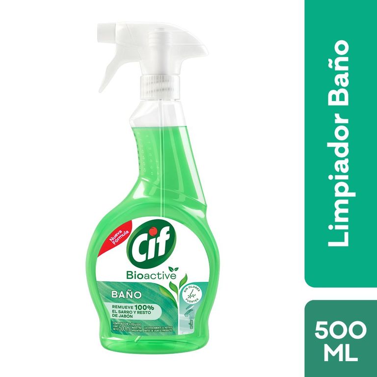 Limpiador Líquido Cif Baño Ultra Rápido Envase 500 mL | Tottus Perú