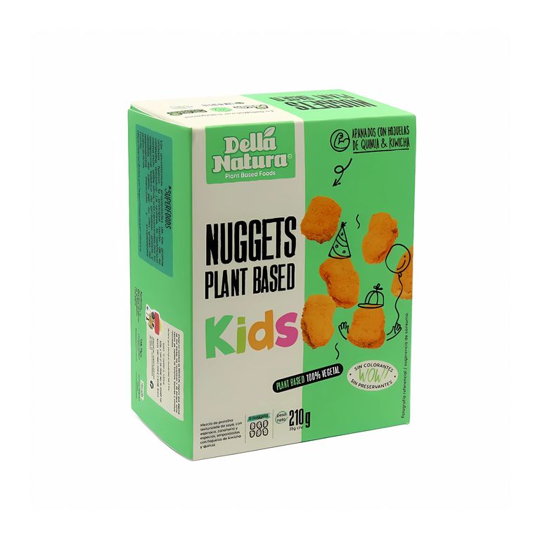 Nuggets Veggie Kids Dellanatura Caja 210 g | Tottus Perú