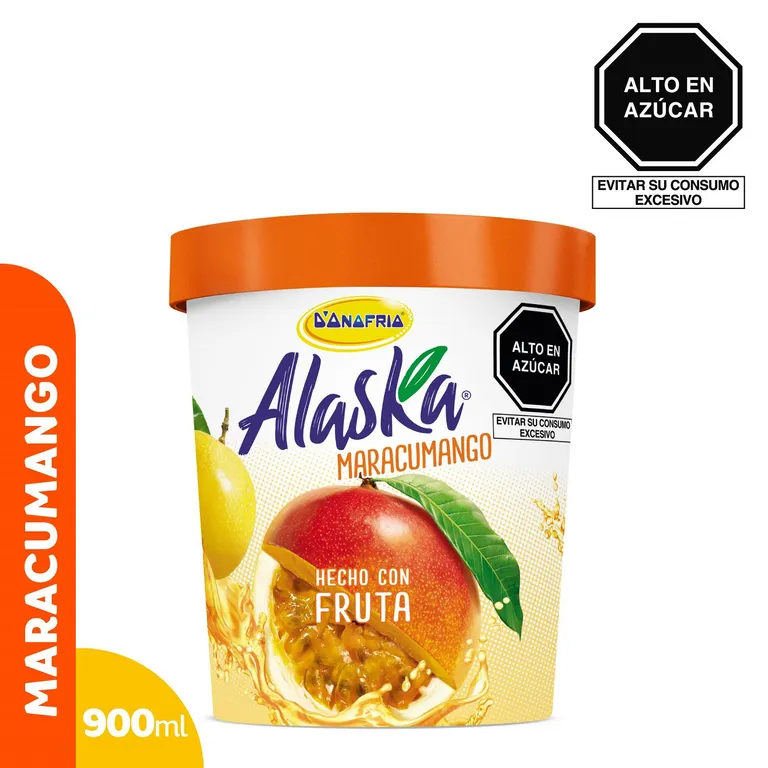Helado Donofrio Alaska Maracumango Pote 900 mL | Tottus Perú