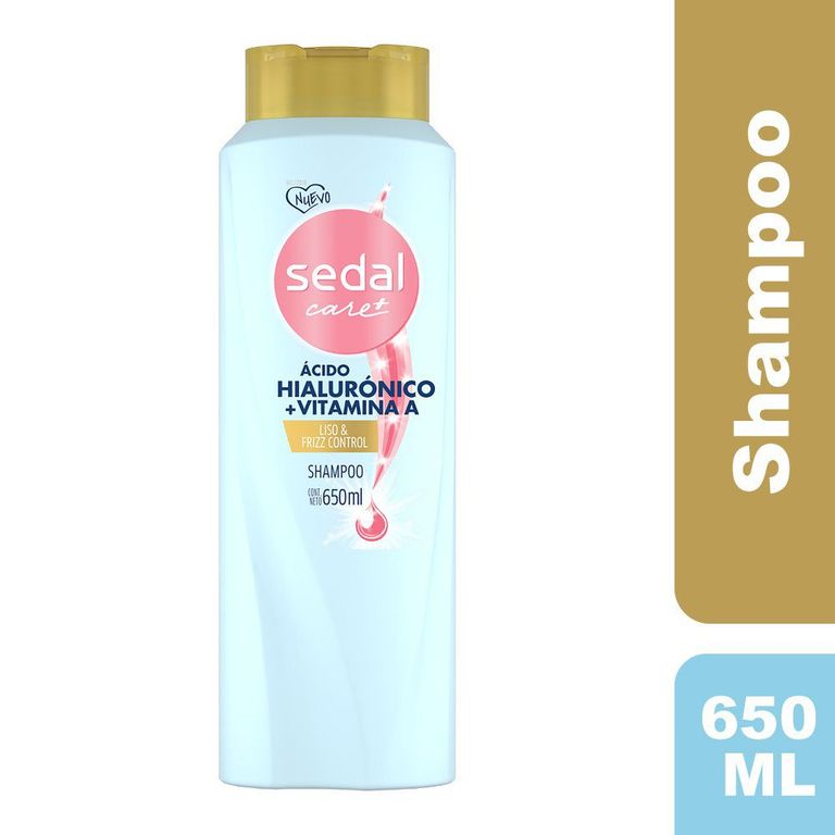 Shampoo Sedal Hialurónico Liso Frizz Botella 650 mL | Tottus Perú
