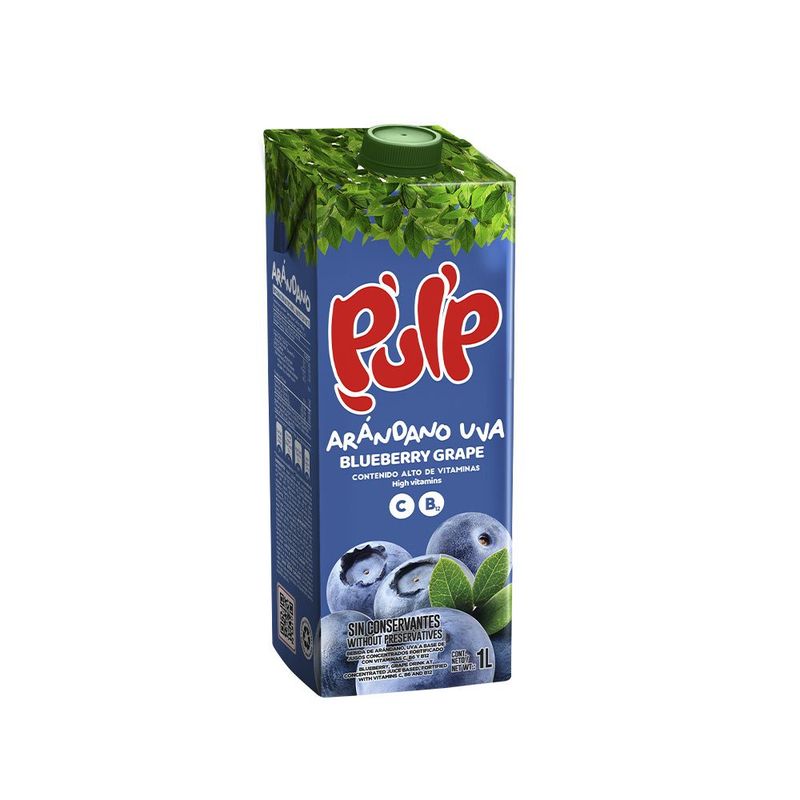 Bebida Pulp Arándano y Uva Botella 1 L | Tottus Perú