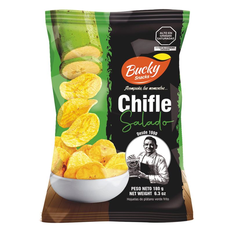 Chifle Salado Bucky Snack de 180 g | Tottus Perú
