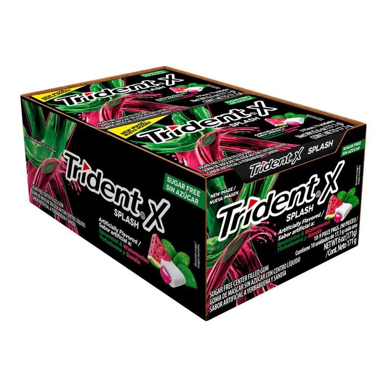 Trident Splash Yerba Watercool 10 Unidades | Tottus Perú