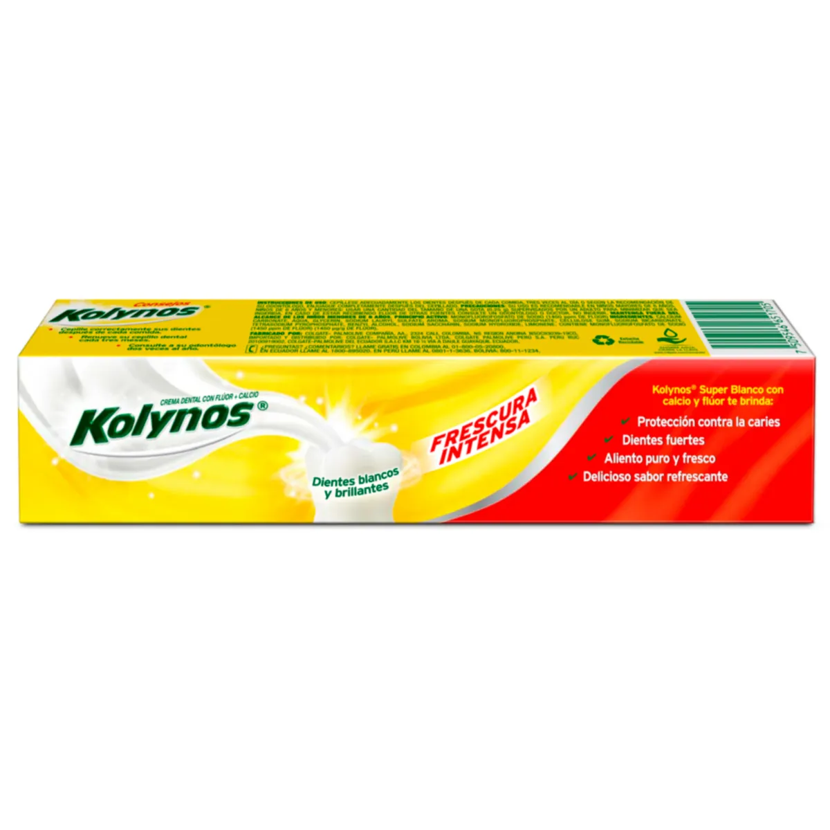 Crema Dental Kolynos Super Blanco Envase 60 mL | Tottus Perú