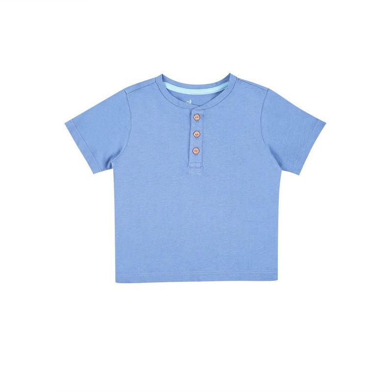 Polo Boton Bebe 18M Azul Oscuro | Tottus Perú