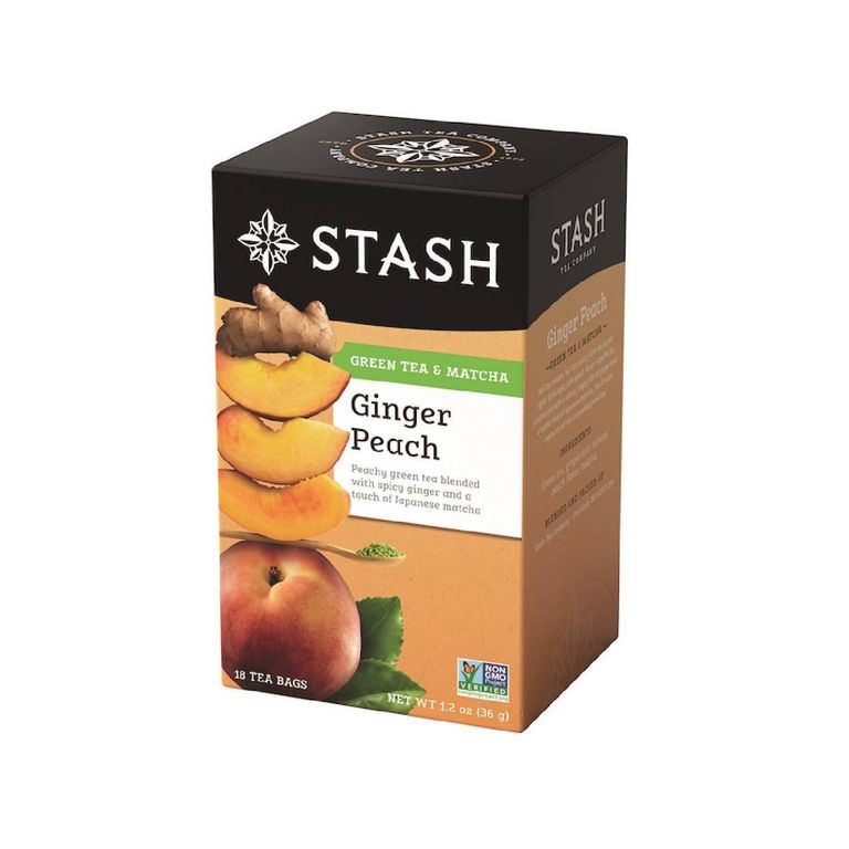 Té Verde Stash con Jengibre y Melocotón Caja 36 g | Tottus Perú