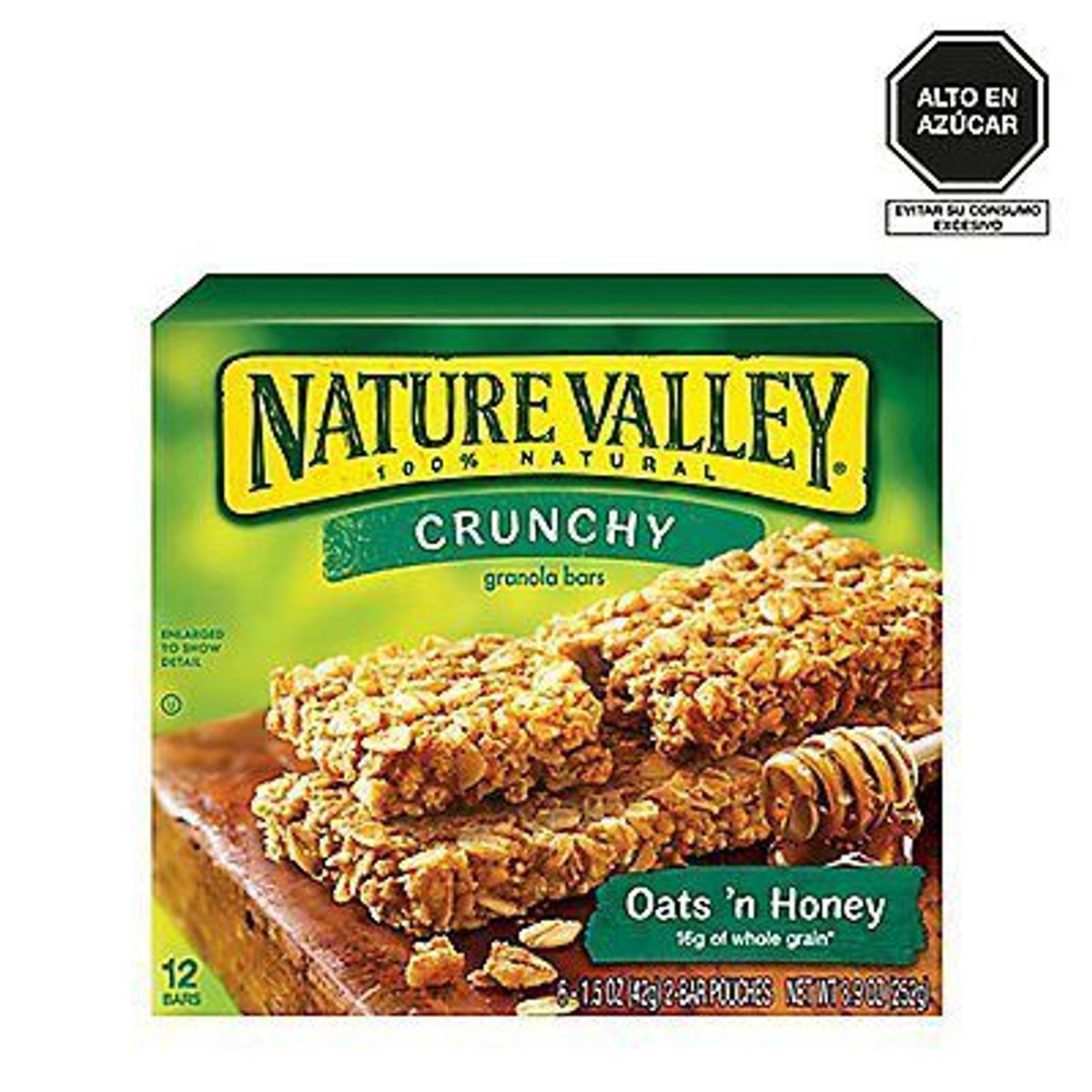 BARRA CEREAL NATURE VALLEY OATS N HONEY X 12UND | Tottus Perú