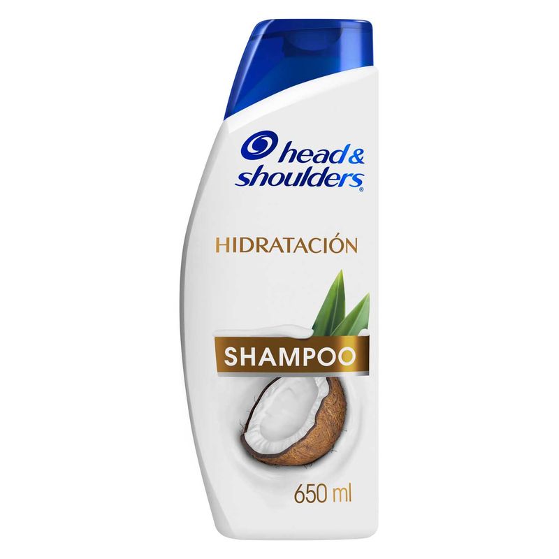 Shampoo Head & Shoulders Hidratación Aceite de Coco Botella 650 mL ...