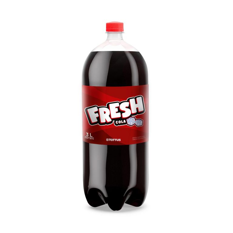 Gaseosa Fresh Cola Negra Botella 3 L | Tottus Perú