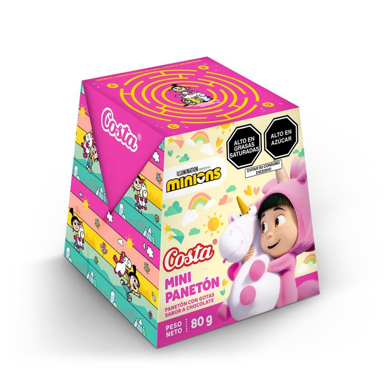 Panetón Costa Mini Con Gotas Chocolate Caja 80 g | Tottus Perú