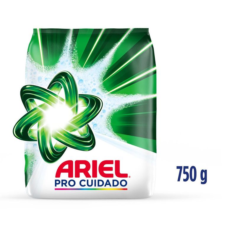 Detergente en Polvo Ariel Pro Cuidado Bolsa 750 g | Tottus Perú