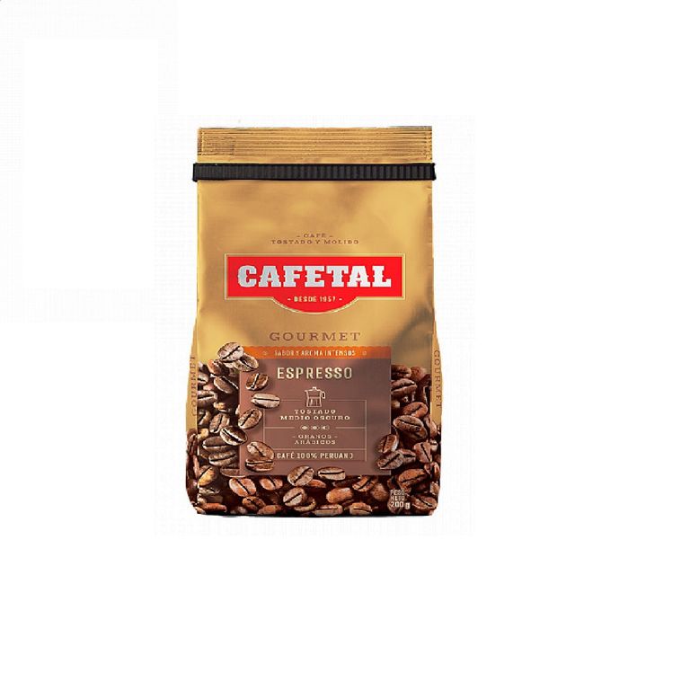 Café Cafetal Molido Gourmet Espresso Empaque 200 g | Tottus Perú