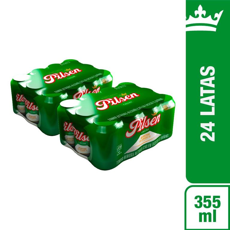 Cerveza Pilsen 2 Twelve Pack Lata 355 mL | Tottus Perú