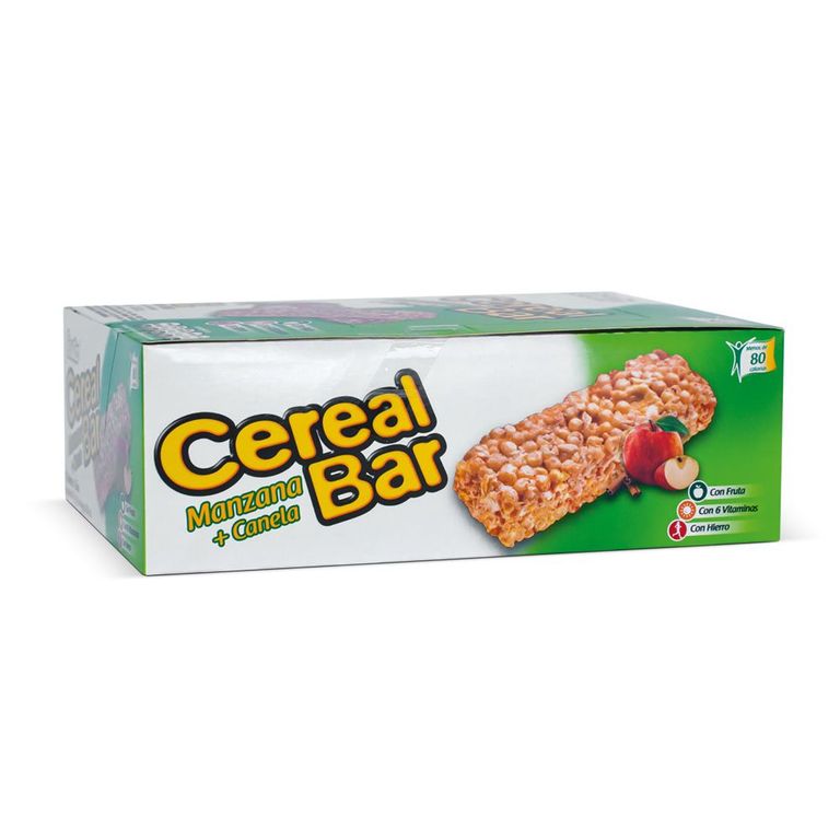 Barra de Cereal Costa Cereal Bar Manzana Canela Caja 12 Und | Tottus Perú