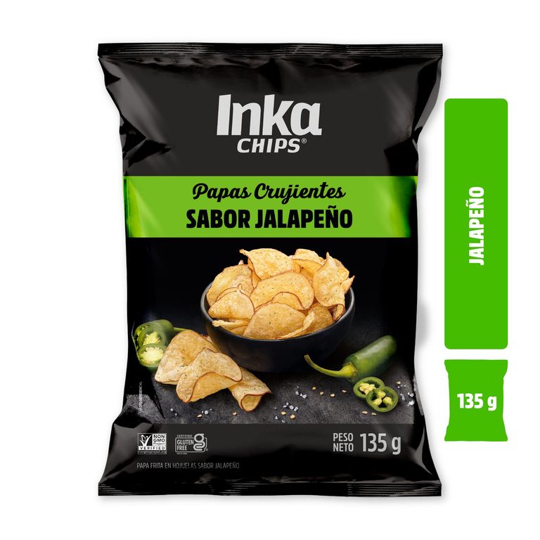 Papa Inka Chips Jalapeño Bolsa 135 g | Tottus Perú