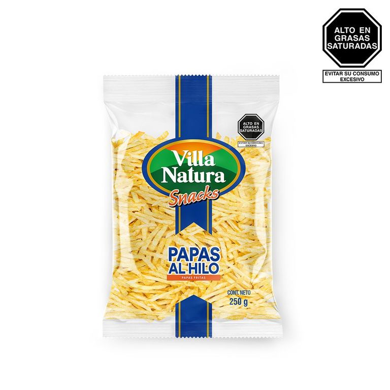 Snacks Villa Natura Papas al Hilo Bolsa 250 g | Tottus Perú