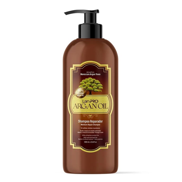 Shampoo Lan Pro Argan Oil Envase 1 L | Tottus Perú