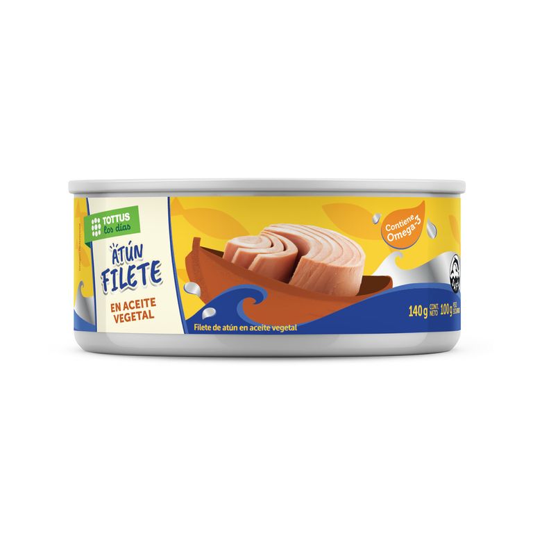 Filete de Atún Tottus en Aceite Lata 140 g | Tottus Perú