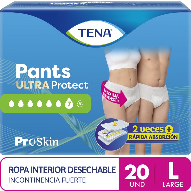 Pañal para Adulto Tena Pants Ultra Talla L Empaque 20 Und | Tottus Perú