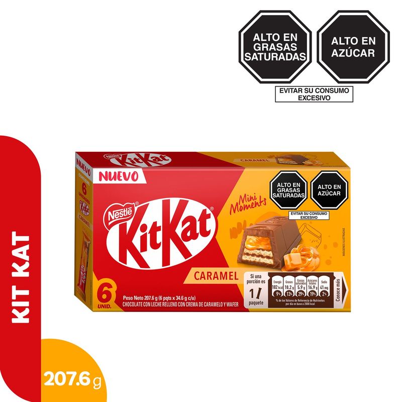 Caja Oblea Kit Kat Caramel Chocolate 20 Unidades | Tottus Perú