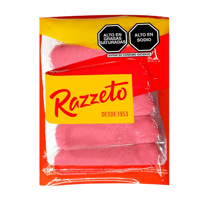 Chorizo Precocido Razzeto Empaque 800 g | Tottus Perú