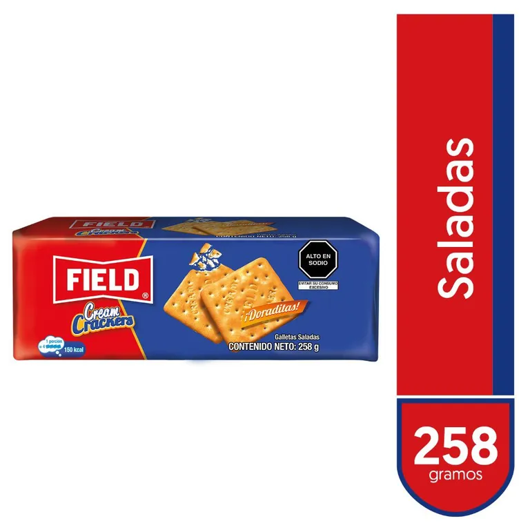 Galletas Saladas Field Cream Cracker Empaque 258 g | Tottus Perú