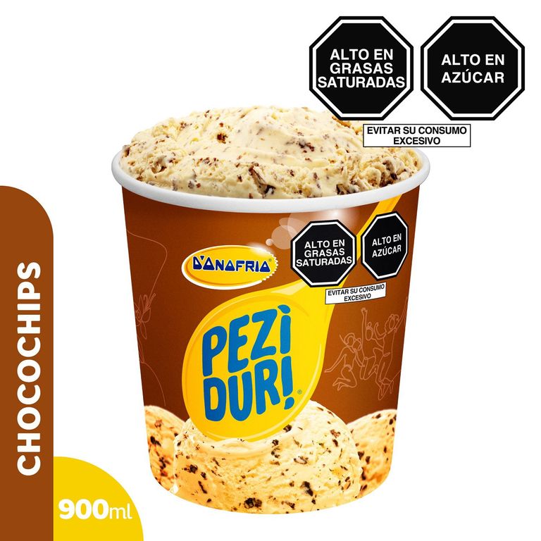 Helado Donofrio Peziduri Chocochips Pote 900 mL | Tottus Perú