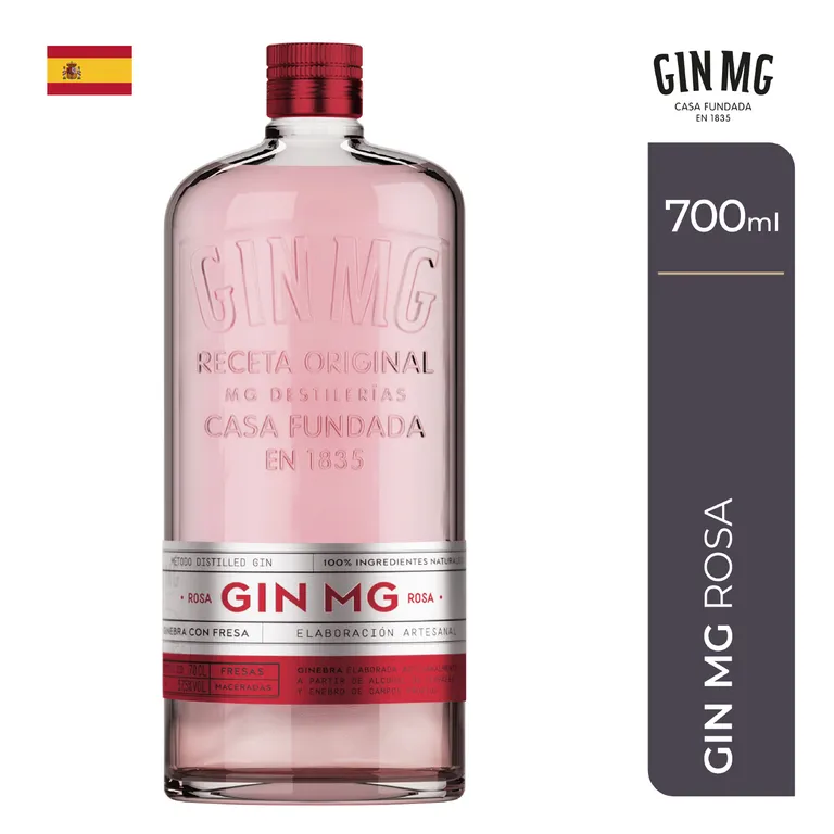 Gin MG Rosa Botella 700 mL | Tottus Perú