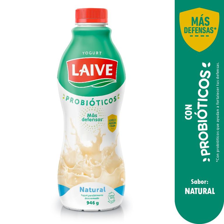 Yogurt Laive Natural Botella 946 g | Tottus Perú