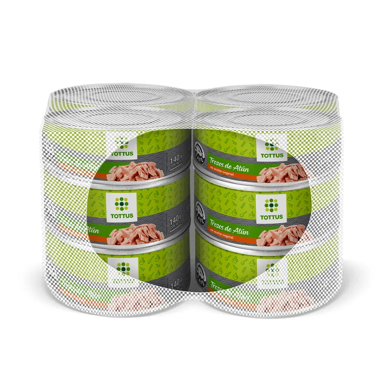 Trozos de Atún Tottus en Aceite Pack 12 Latas 140 g | Tottus Perú
