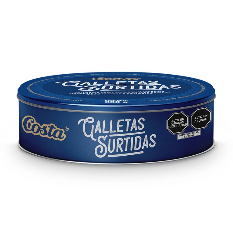 Galletas Surtidas Costa Lata X 390G | Tottus Perú
