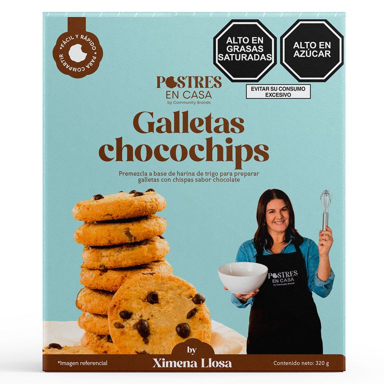 Premezcla Galletas Chocochip Postres en Casa Caja 320 g | Tottus Perú