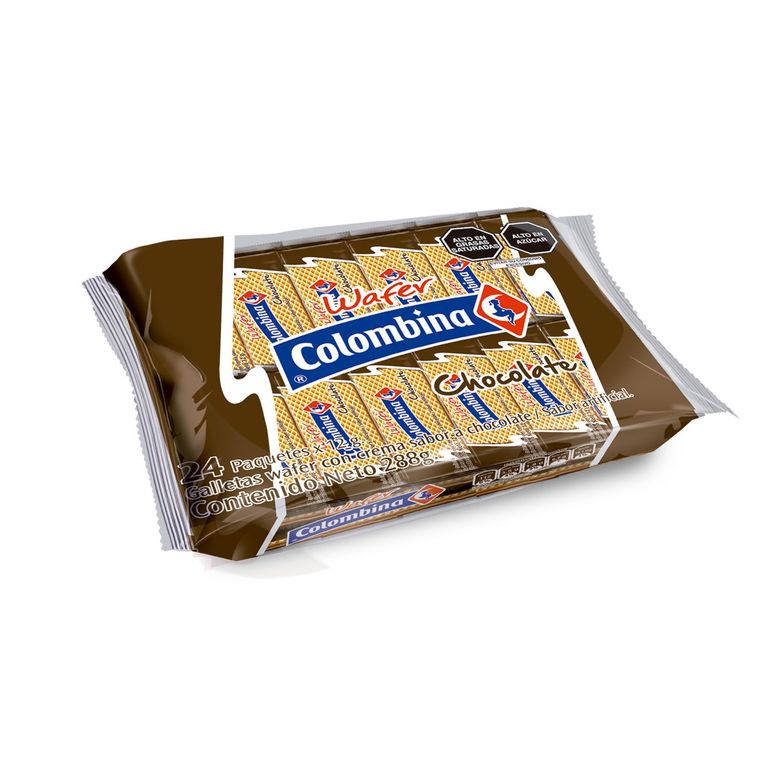 Wafer Colombina Chocolate Bolsa 288 g | Tottus Perú