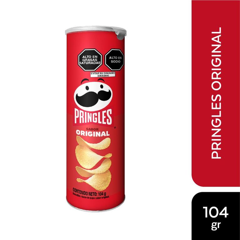 Papas Pringles Original Envase 104 g | Tottus Perú