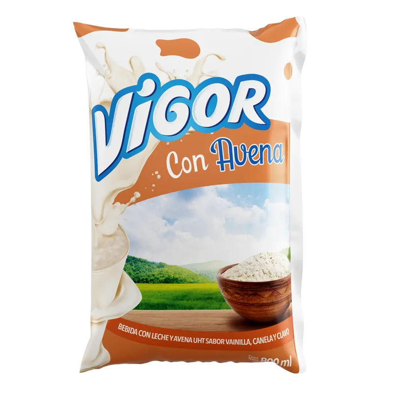 Bebida de Leche con Avena Vigor Bolsa 800 mL | Tottus Perú