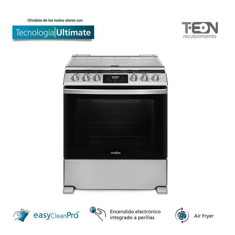 Cocina de piso a gas 76cm Inox mabe EMH7614DATMSS0 | Tottus Perú