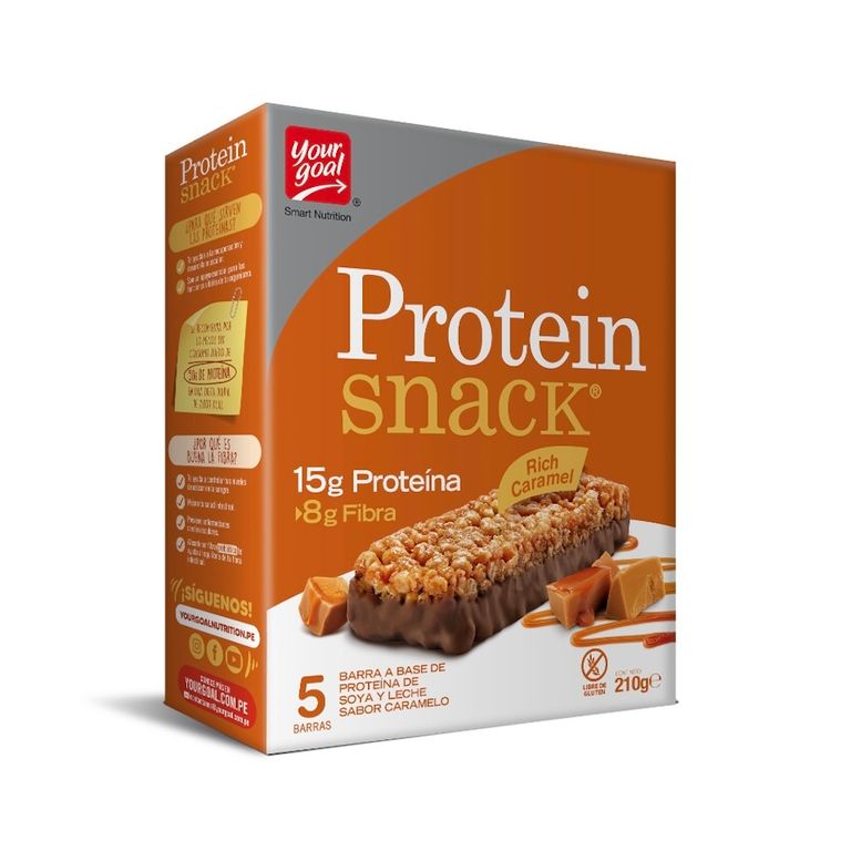 Cereal en Barra Protein Snack Caramel Caja 210 g | Tottus Perú