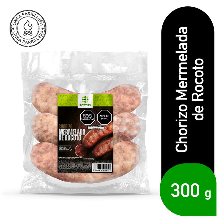 Chorizo Mermelada de Rocoto Tottus Empaque 300 g | Tottus Perú