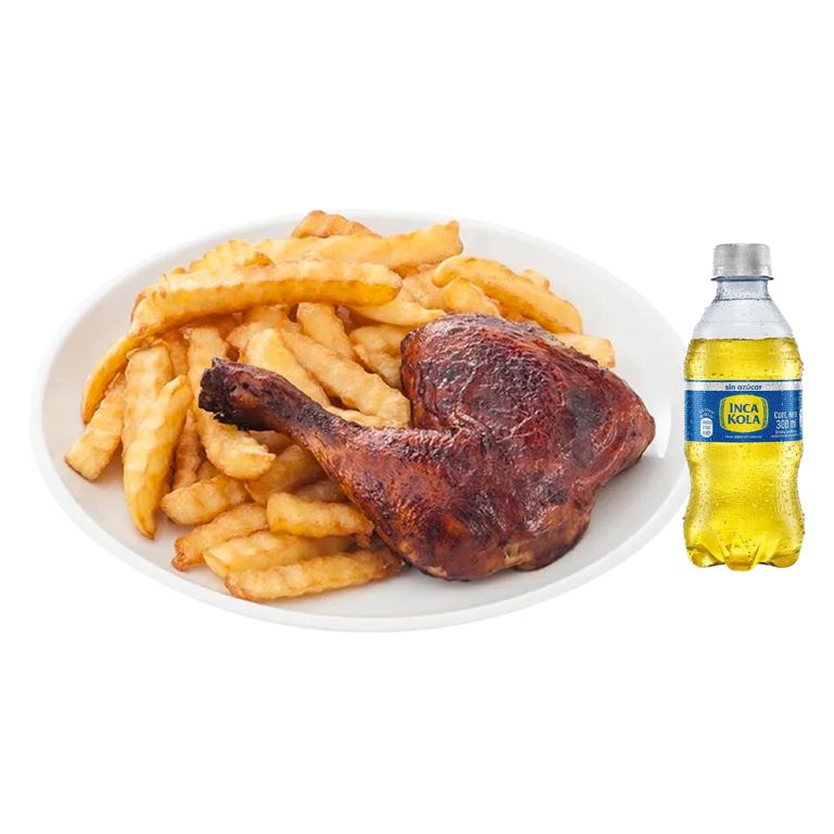 1/4 Pollo + Papas + Inca Kola 0.3L | Tottus Perú