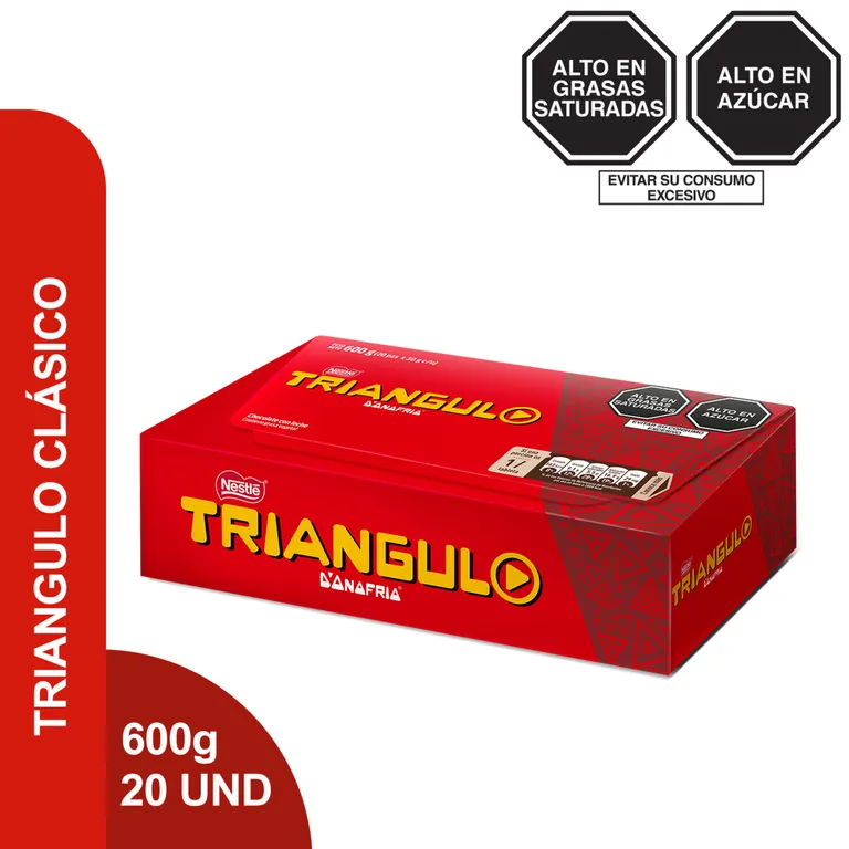 Chocolate Triángulo Display 20 Und | Tottus Perú