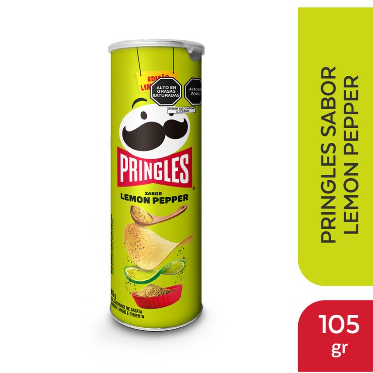 Pringles Lemon Pepper 105 g | Tottus Perú