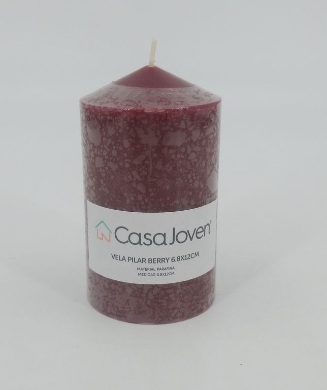 Vela Pilar Berry 6.8X12Cm | Tottus Perú