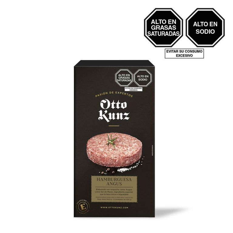 Hamburguesa Angus Otto Kunz Caja 800 g | Tottus Perú