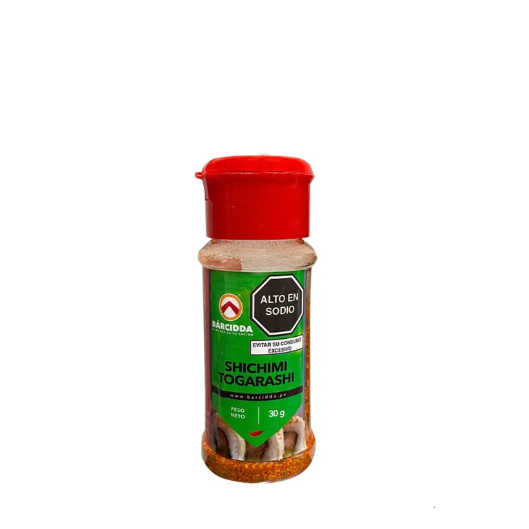 Shichimi Togarashi Barcidda Envase 30 g | Tottus Perú