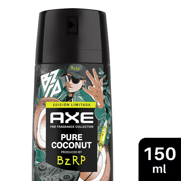 Desodorante Body Spray Axe BZRP Pure Coconut 150mL | Tottus Perú