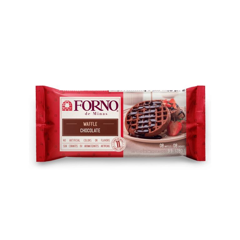 Waffle Congelado de Chocolate Forno de Minas Empaque 8 Und | Tottus Perú