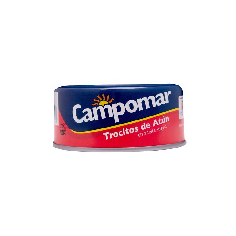 Trocitos de Atún Campomar en Aceite Vegetal Lata 150 g | Tottus Perú