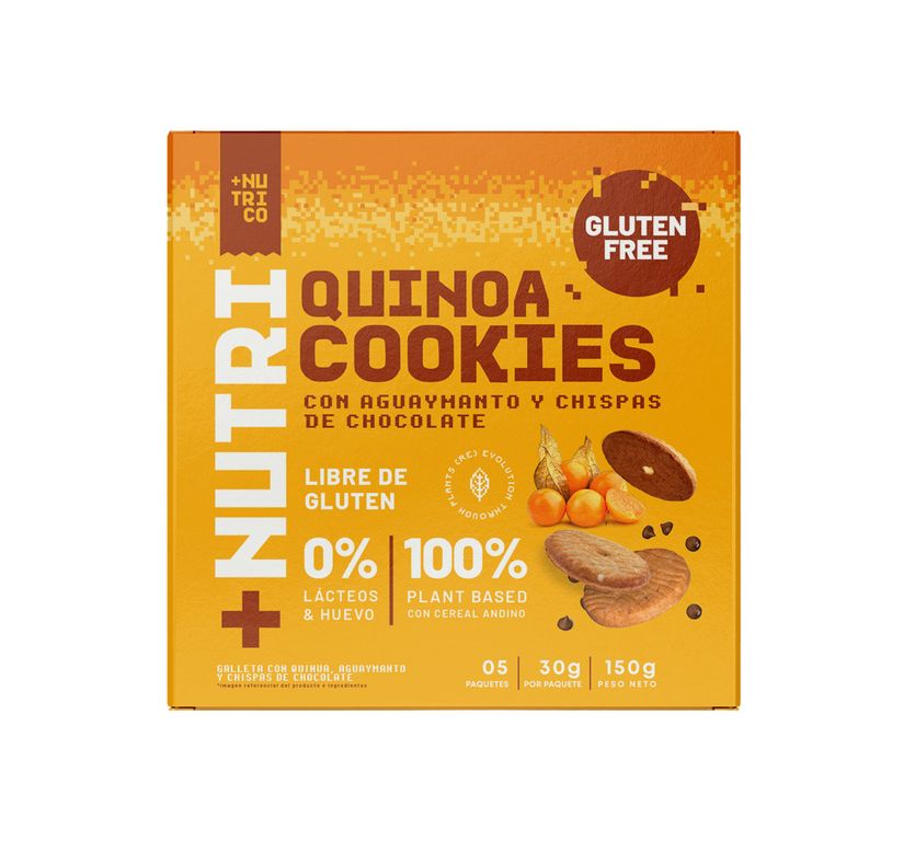 Galletas de Quinua Nutrico Aguaymanto Caja 5 Und | Tottus Perú