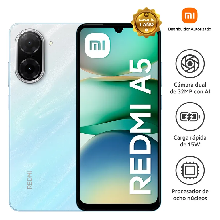 Smartphone Redmi A5 Ocean Blue 3Gb 64Gb | Tottus Perú